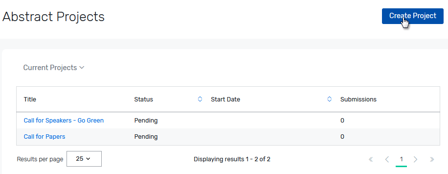 Creating an Abstract Project