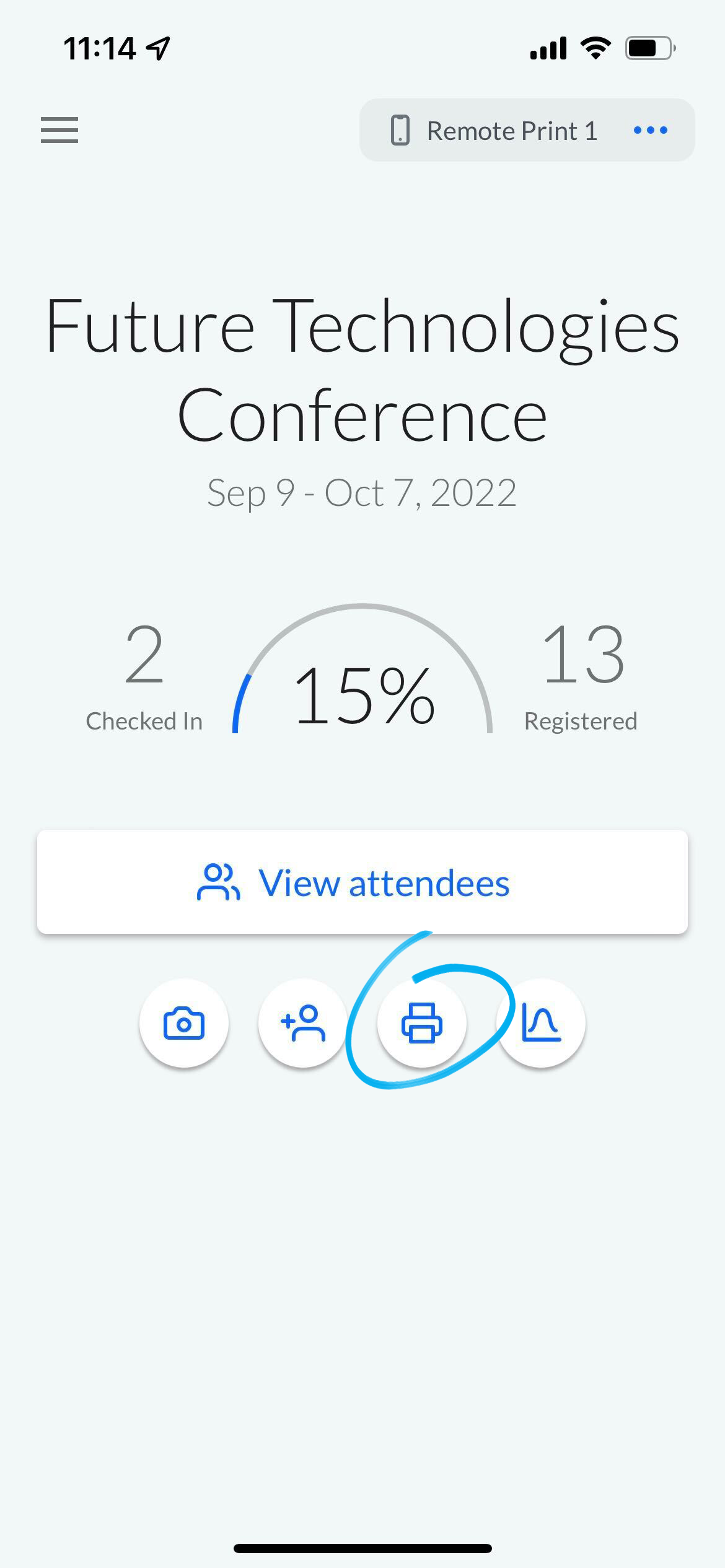Printing Badges Remotely in OnArrival