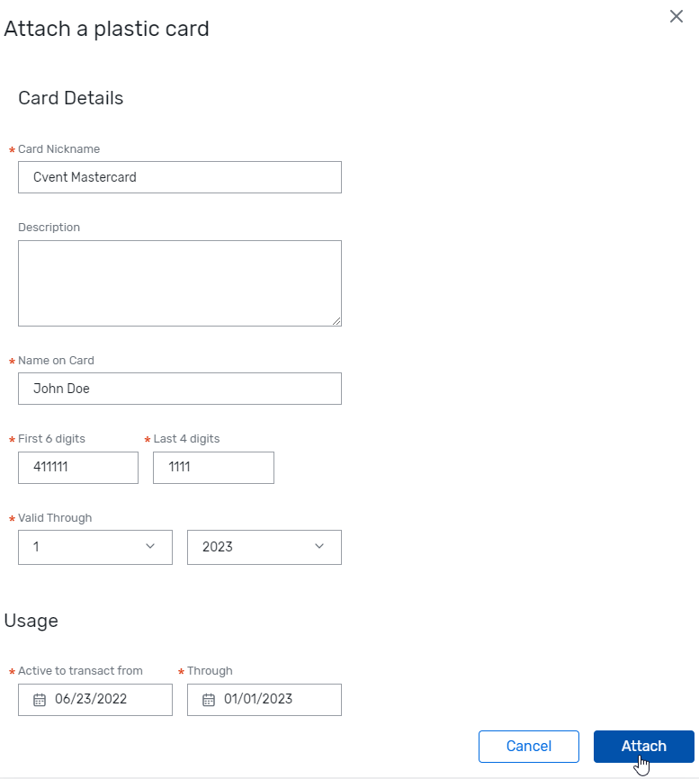 Requesting a Virtual Card