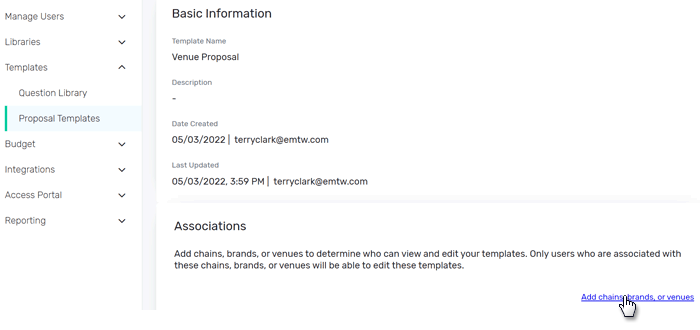 Managing Custom Proposal Templates