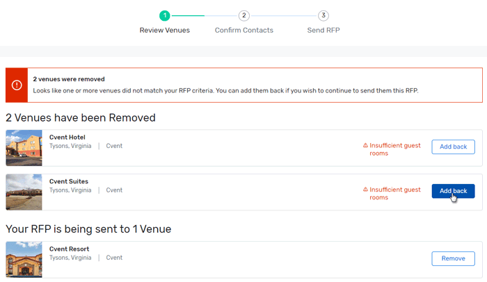 Sending a New RFP in the New Sourcing Experience