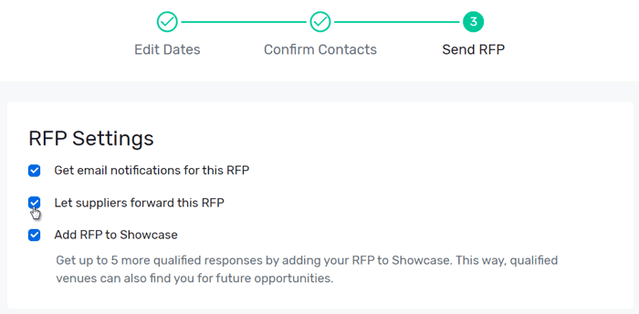 Editing and Resending an RFP in the New Sourcing Experience
