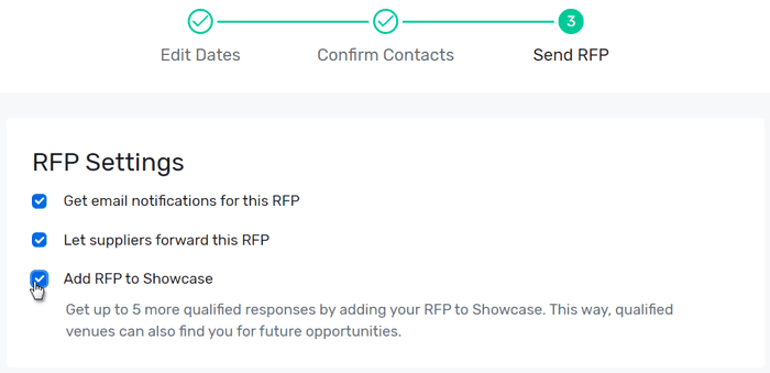 Posting Your RFP to the Showcase in the New Sourcing Experience