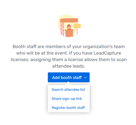 Assigning Registrations to Onsite Staff in the Exhibitor Portal