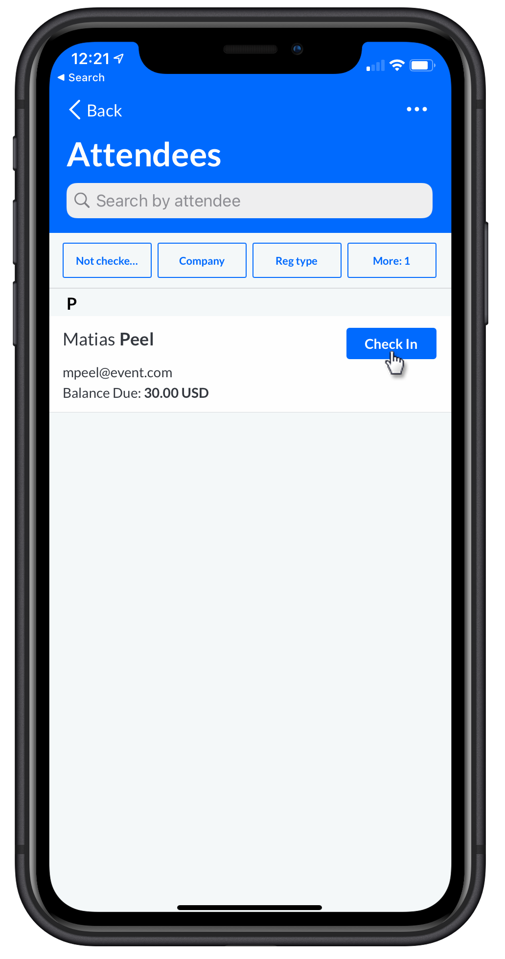 Checking In Attendees with OnArrival Basic