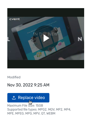 Using the Video Library