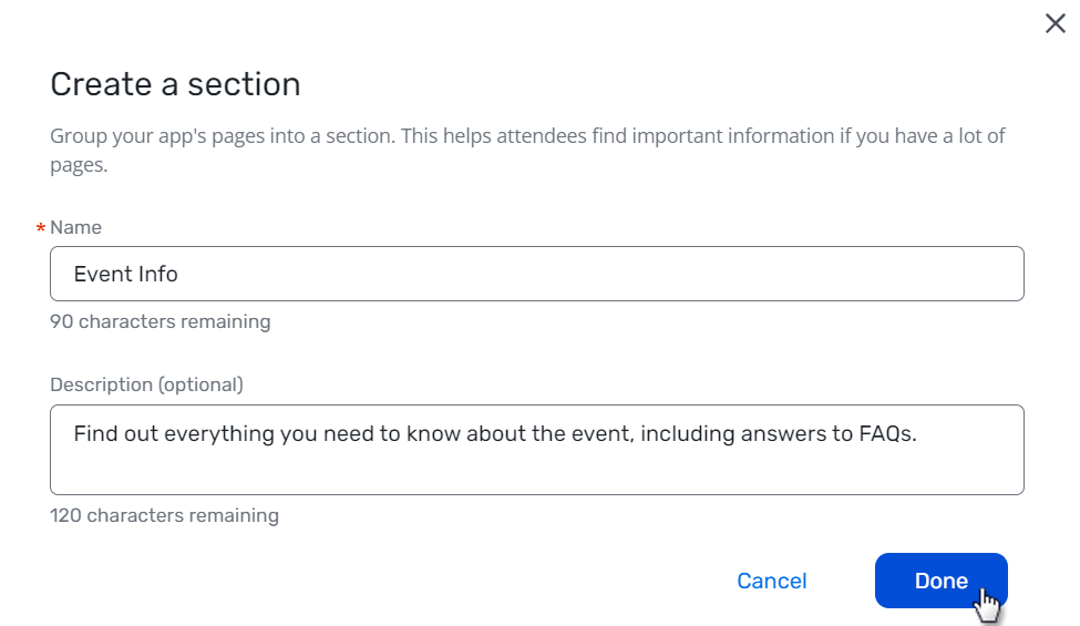 Configuring Your Attendee Hub Pages