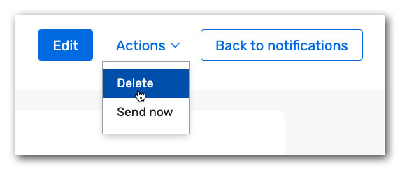 Managing Notifications for Attendee Hub