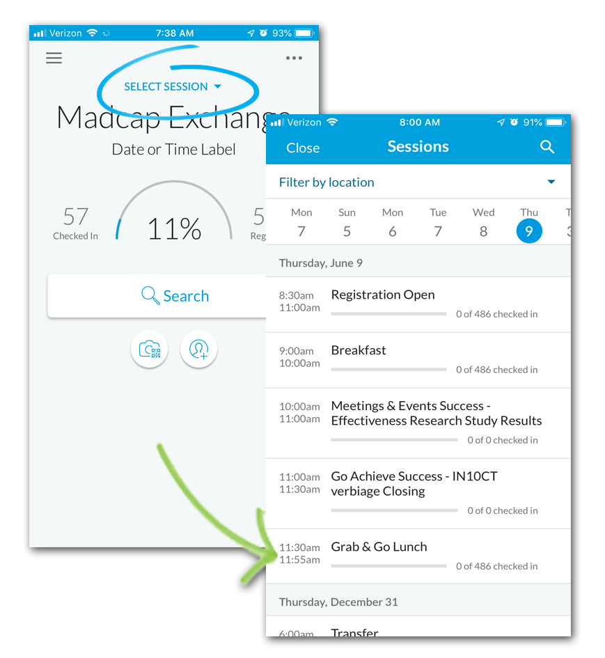 Configuring Access Control in the OnArrival App