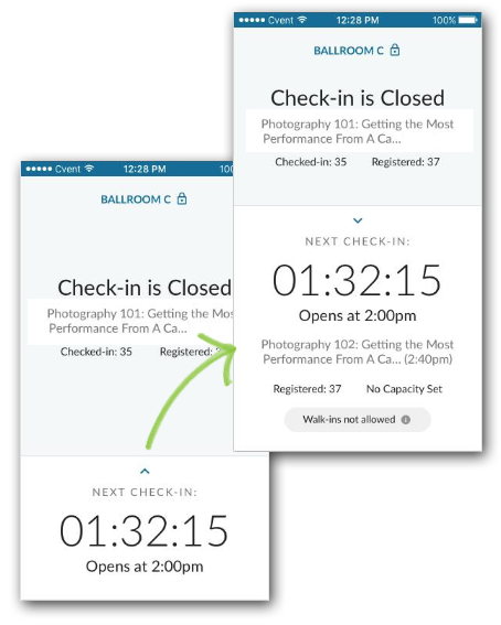 Configuring Session Check-In Settings in OnArrival