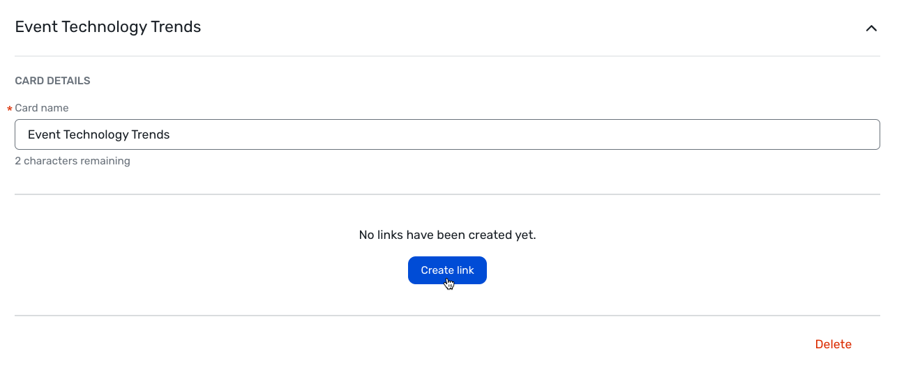 Adding Custom Cards to Your Attendee Hub Website and App