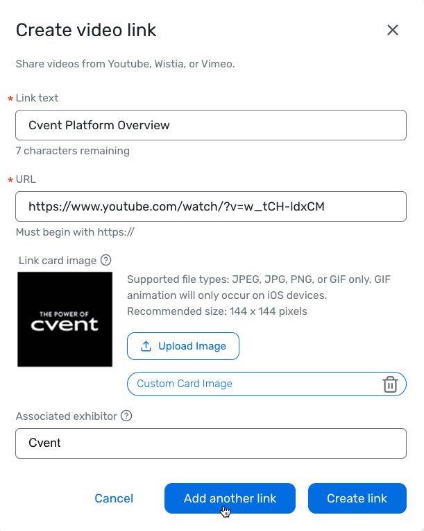 Adding Custom Cards to Your Attendee Hub Website and App