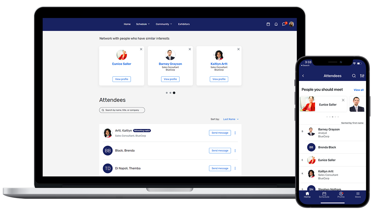 Attendee Hub Attendee List Overview