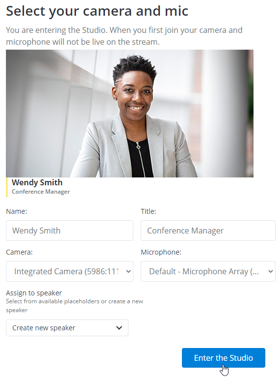 Using Host View in Studio