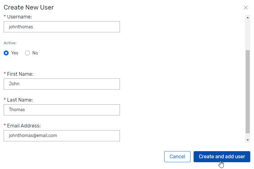 Adding Integration Contacts to Your Account