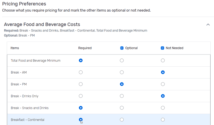 Creating a New RFP in the New Sourcing Experience