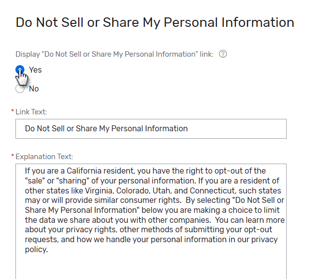 Making Your Website and Registration Compliant