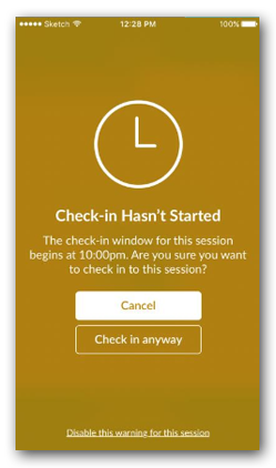 Configuring Session Check-In Settings in OnArrival
