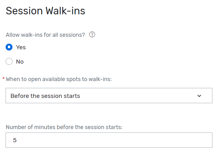 Configuring Session Check-In Settings in OnArrival