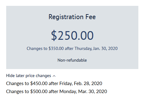 Setting Up the Fees Widget