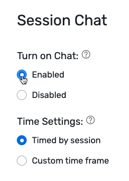 Enabling Session Chat for Your Attendee Hub Website