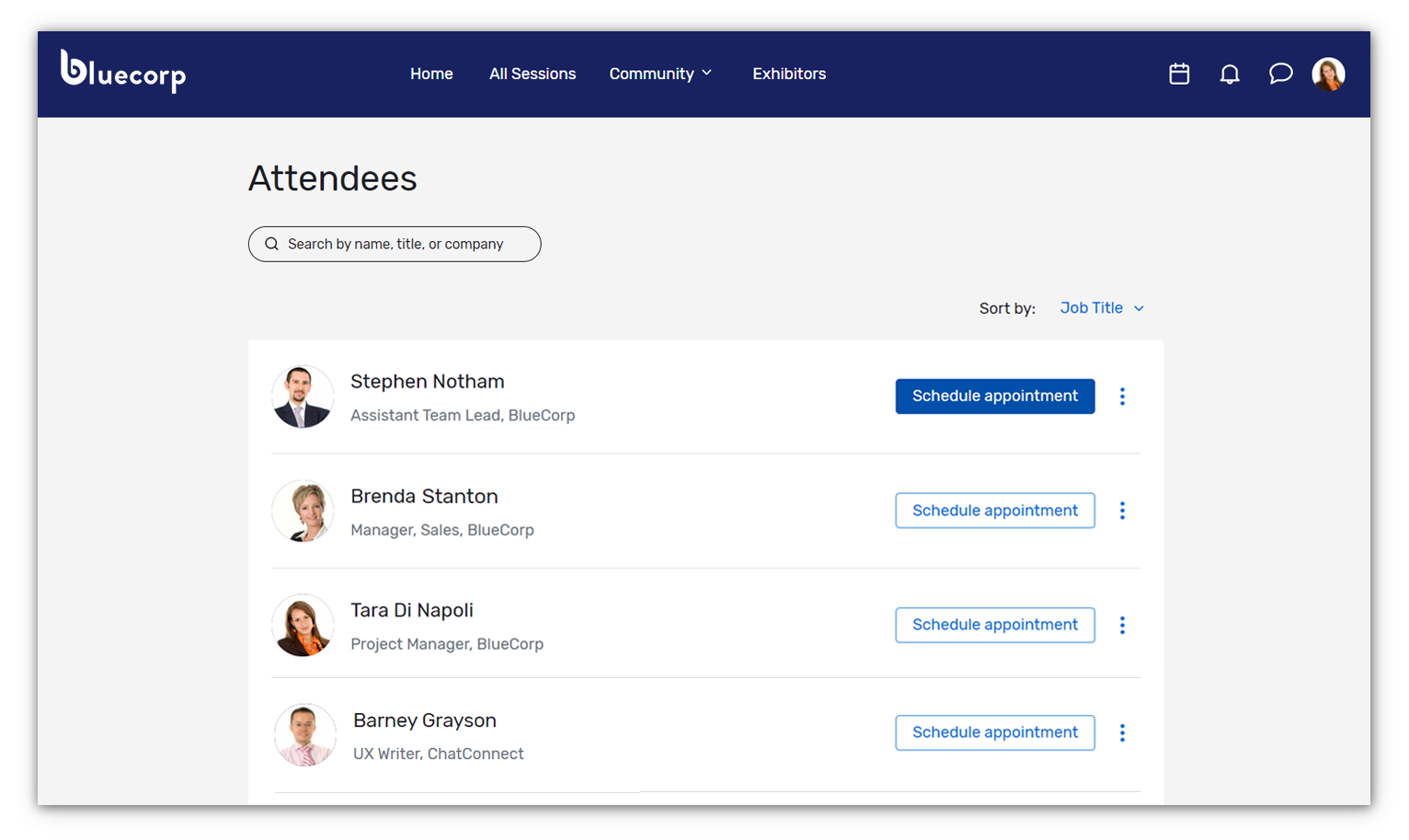 Meet Our Attendee Hub Website