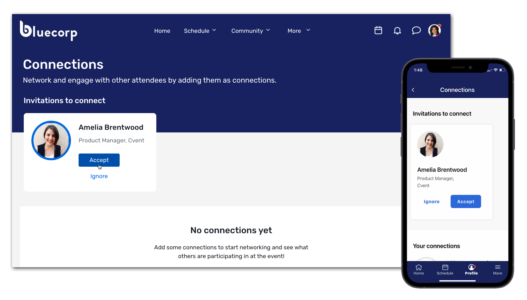 Setting Up Connections for Attendee Hub