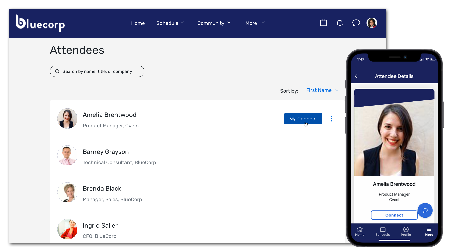 Setting Up Connections for Attendee Hub