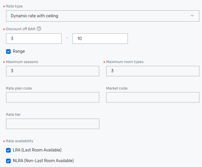 Creating a Domain Level Rate Plan