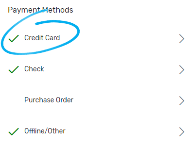Managing Your Payment Methods