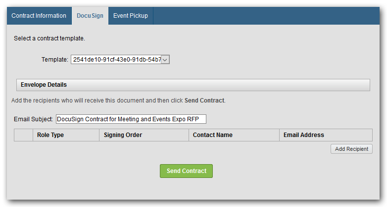 Using the DocuSign Integration in Cvent