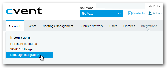 Managing Your DocuSign Integration in Cvent