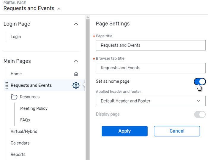 Configuring Access Portals for Venue Sourcing