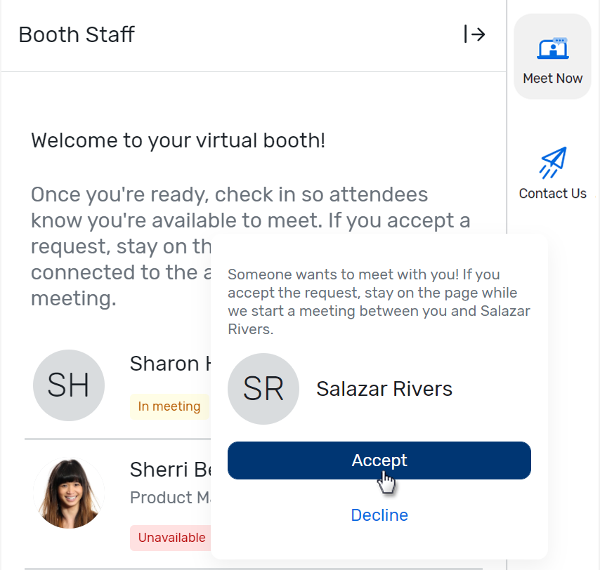 Staffing Your Virtual Exhibitor Booth