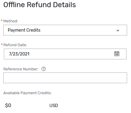 Using Payment Credits