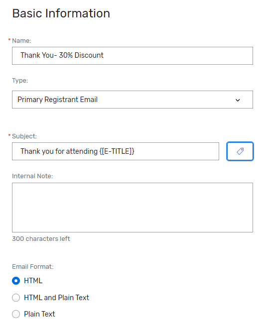 Creating Email Templates