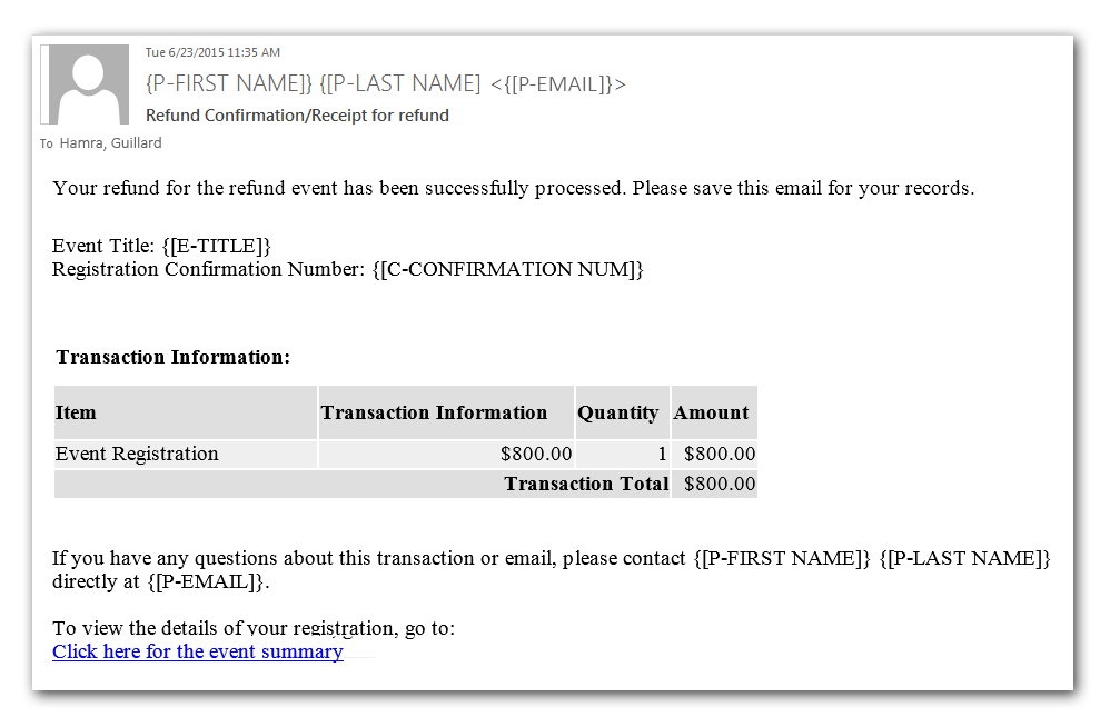 Viewing the Automatic Payment Notifications