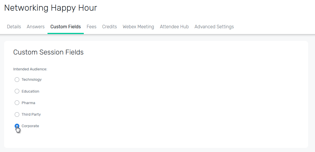 Adding Sorting Options and Filters to the Agenda and Session Widgets