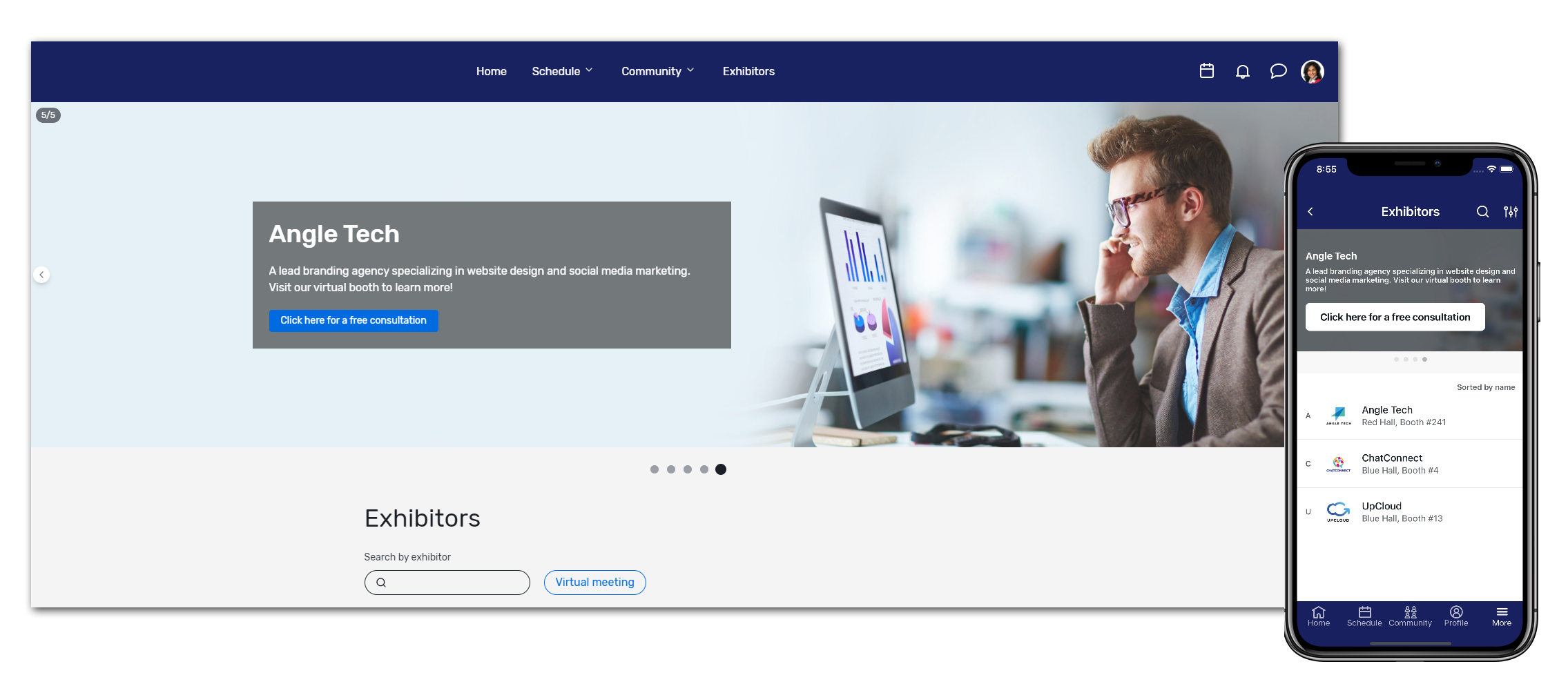Driving Engagement with Virtual Exhibitors