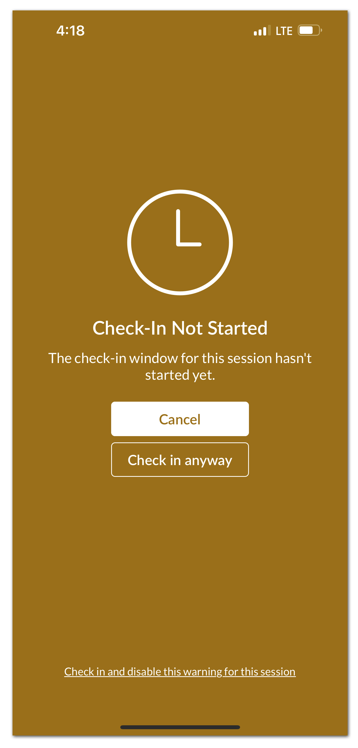 Configuring Session Check-In Settings in OnArrival