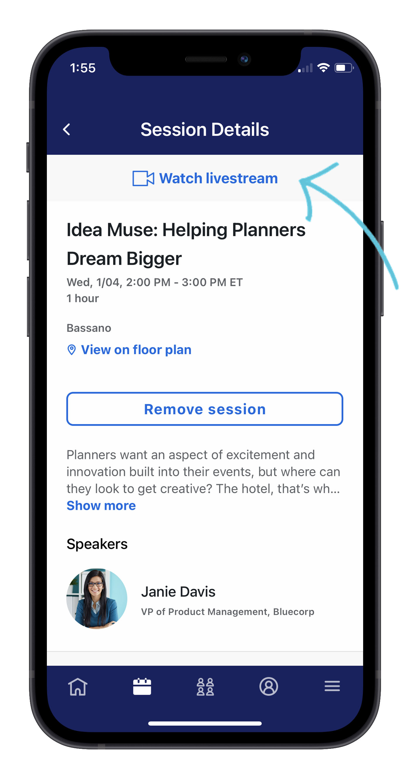 Setting Up Virtual Sessions for the Attendee Hub Website