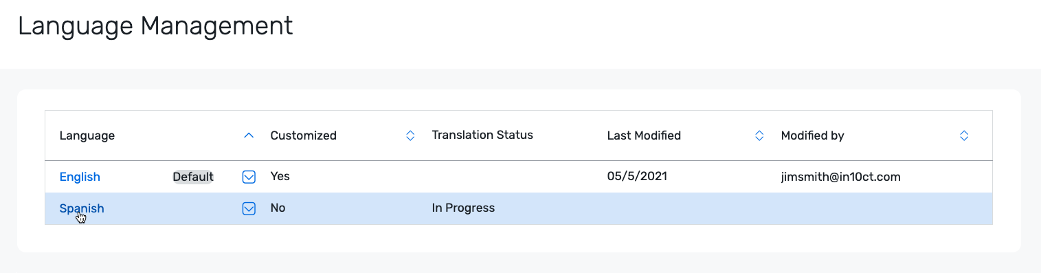 Setting Up a Multi-Language Event