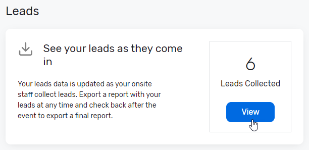 Exporting Your Leads Post-Event