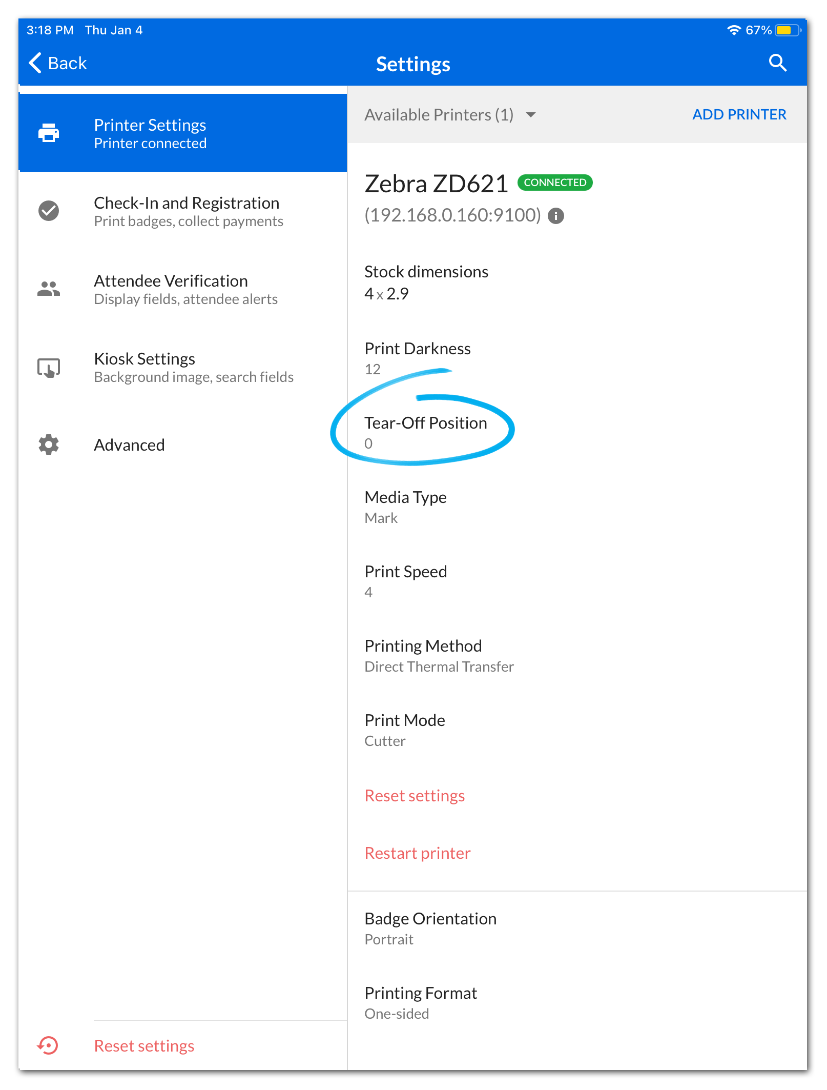Setting Up Your iPad, Zebra Printer, and OnArrival App to Use with a ...