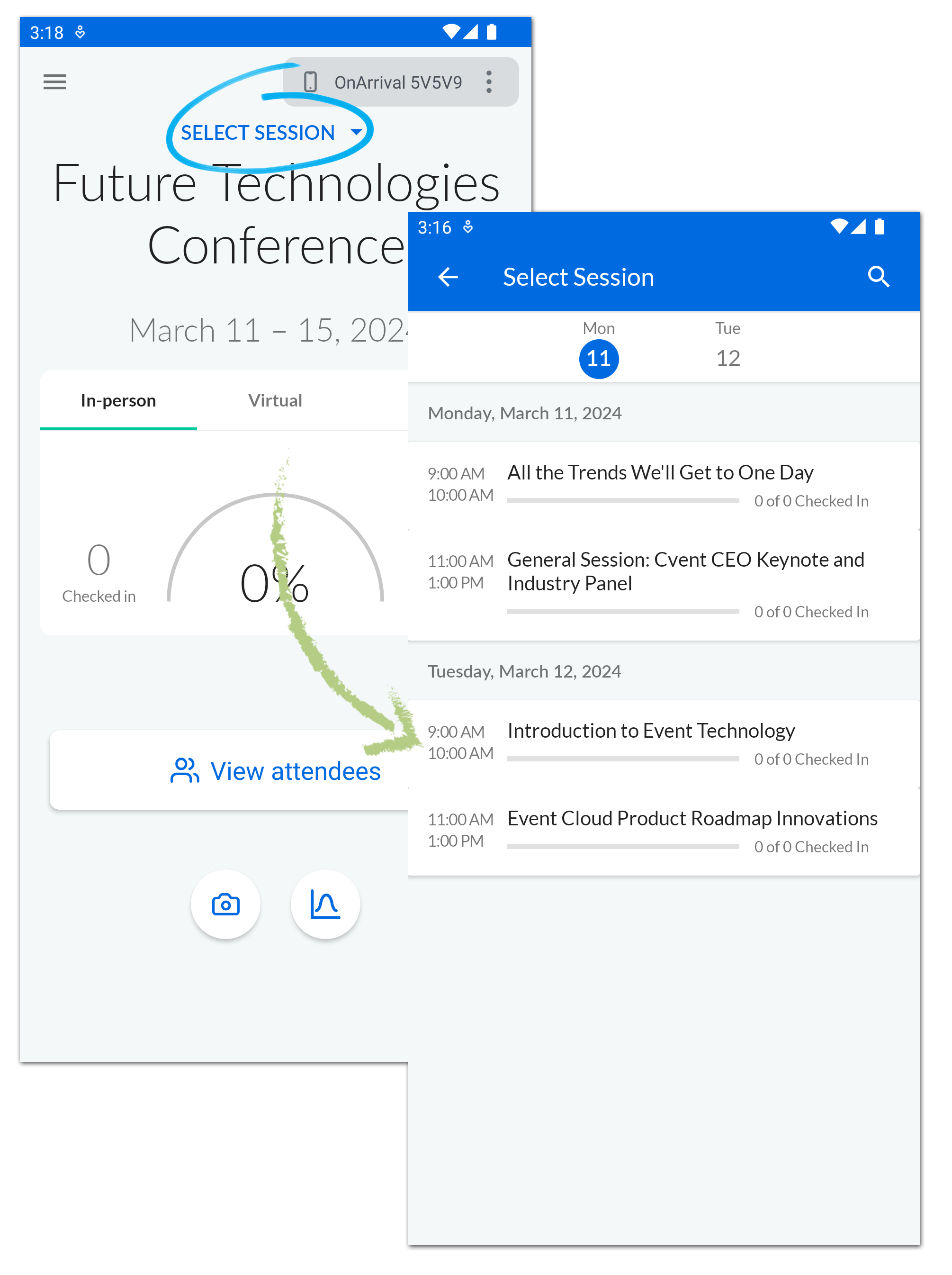 Configuring Access Control in the OnArrival App