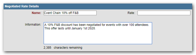 Using Negotiated Rates
