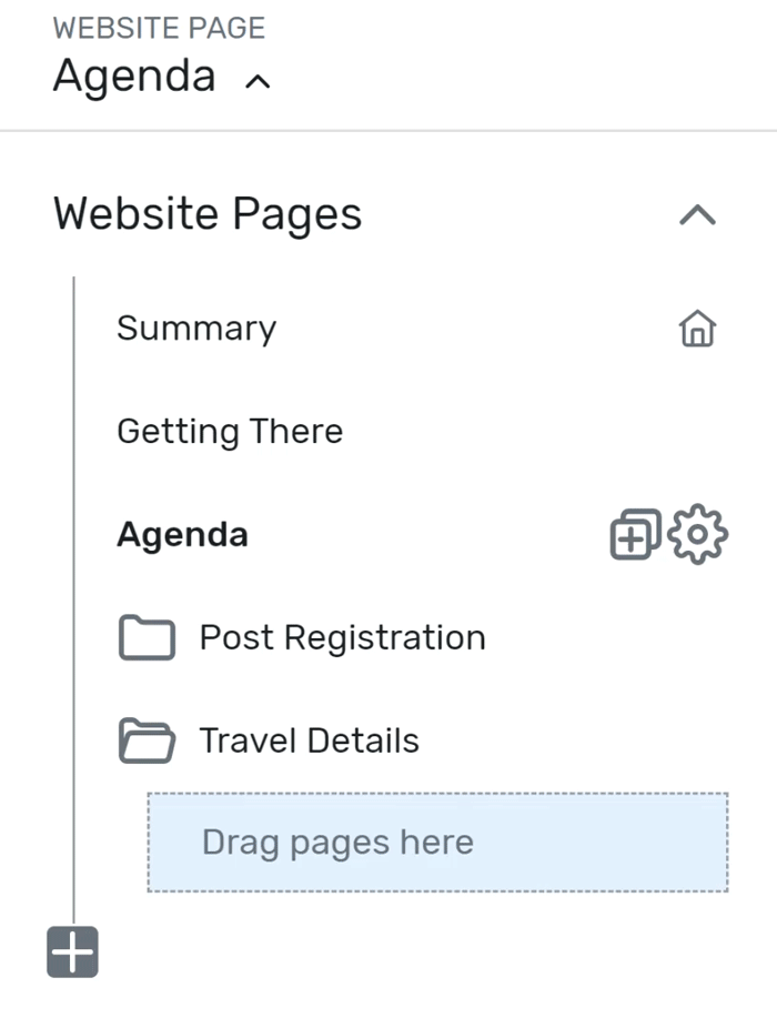 Using Website Folders