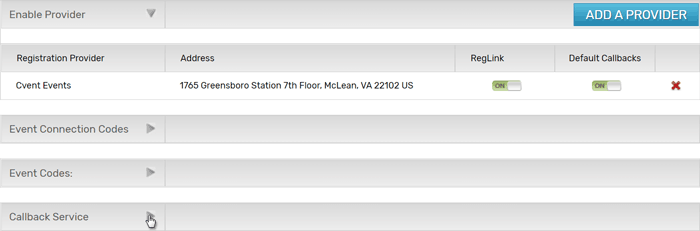 Adding Callbacks for Reglink