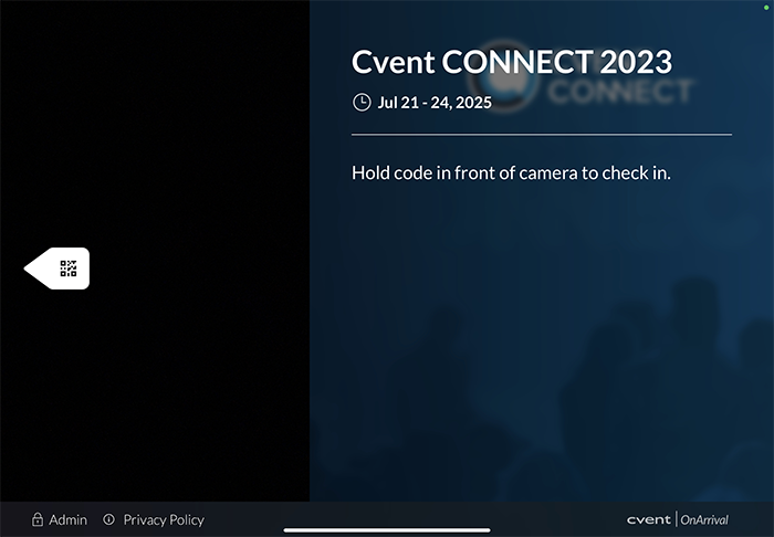 Cvent OnArrival Background Tips