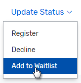 Managing Event Waitlists